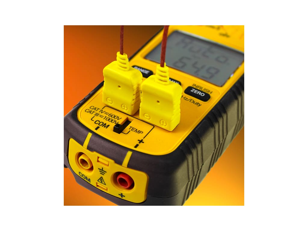 UEi DL589 - 600A TRMS Clamp Meter with DC Amps, Inrush, Magnet | TEquipment