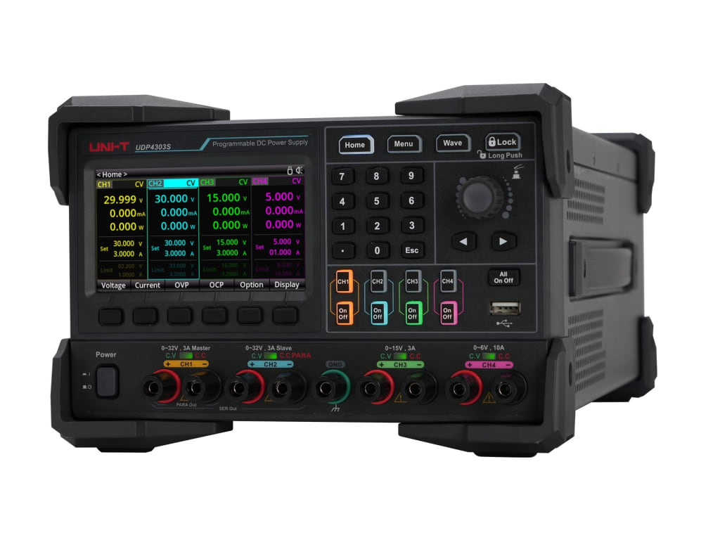UNI-T UDP4303S - Four Channel Programmable DC Power Supply (297W) | TEquipment