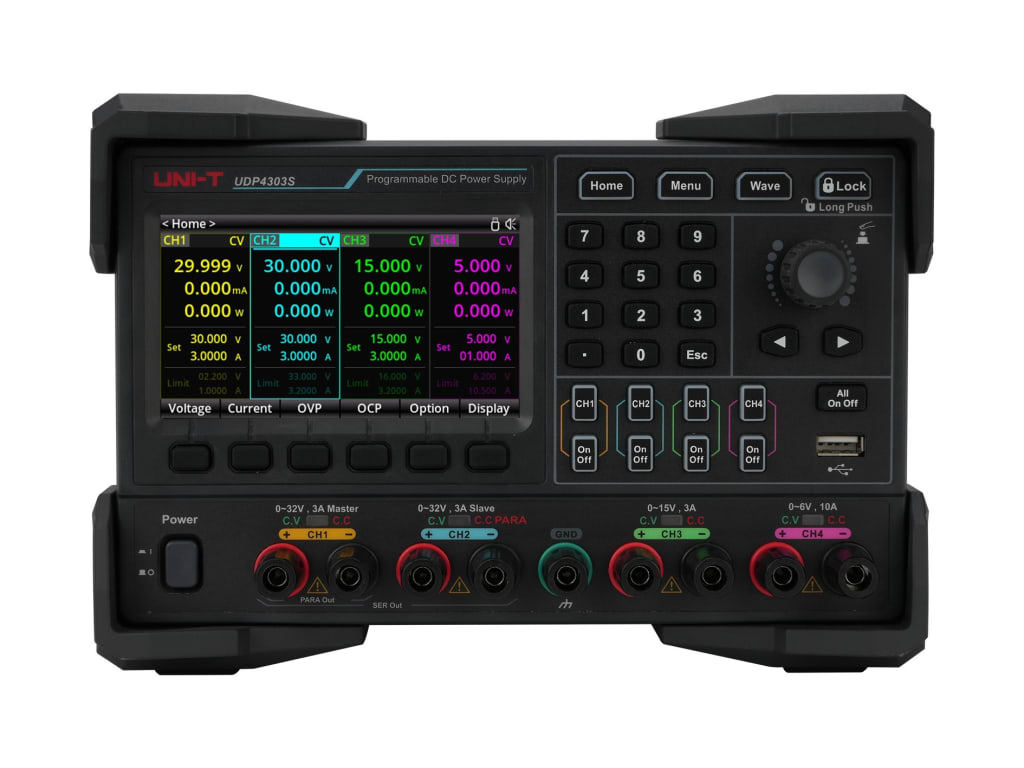 UNI-T UDP4303S - Four Channel Programmable DC Power Supply (297W) | TEquipment