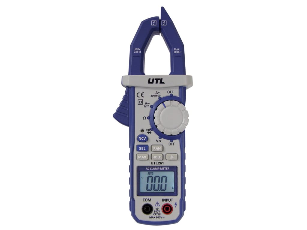 UEi UTL261 - CAT III Digital Clamp Meter (200 A AC) | TEquipment