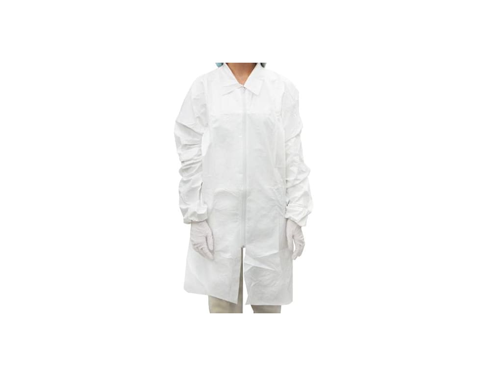Valutek VTMLBCTZ-MD Cleanroom Labcoat, One Pocket, Elastic Cuff, Medium ...