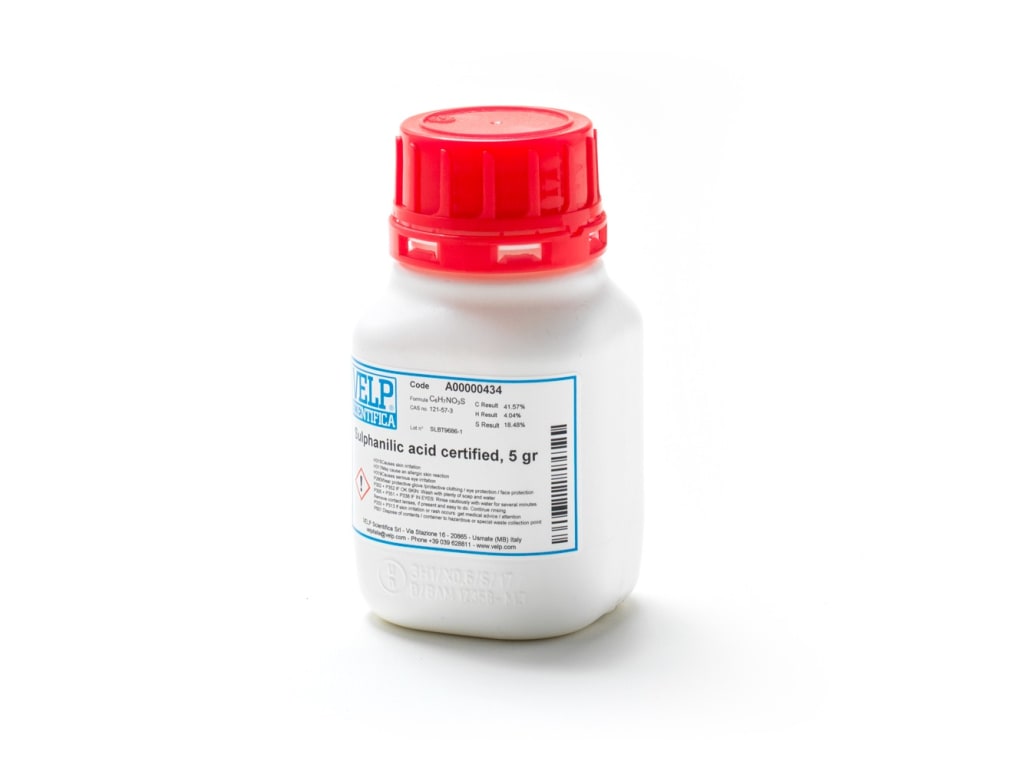 Velp A00000434 - Sulphanilic Acid Certified, 5 gr | TEquipment