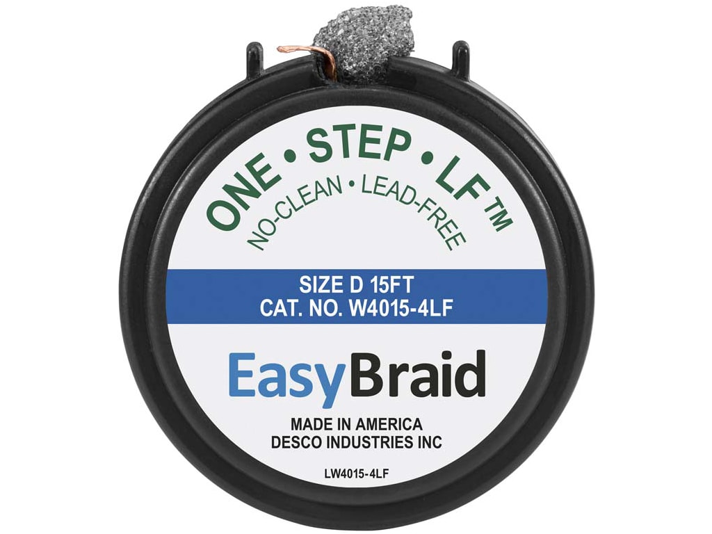 Easy Braid W4015-4LF Solder Wick, Replacement Cassette, Lead-Free Braid ...