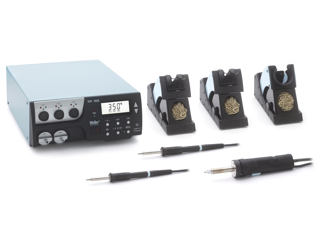 Weller WR3000SS WR3ME Rework System with 2xWP80, WDH10, DXV80 & WDH40 ...