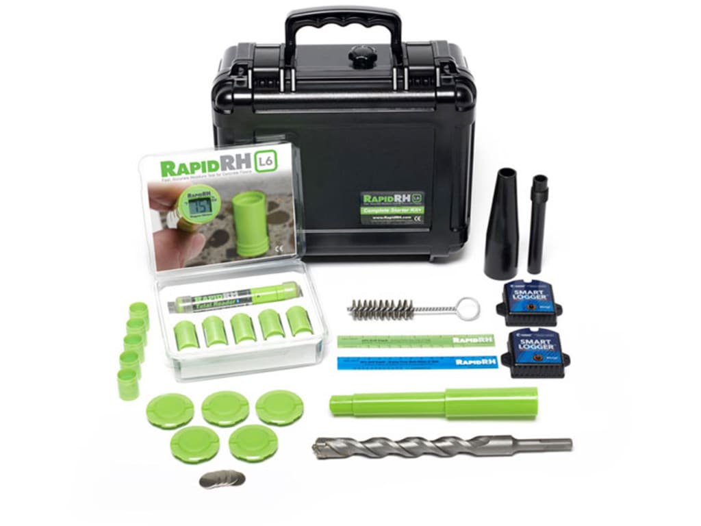 Wagner Meters Concrete Moisture Kit F - Concrete Moisture Test Starter ...