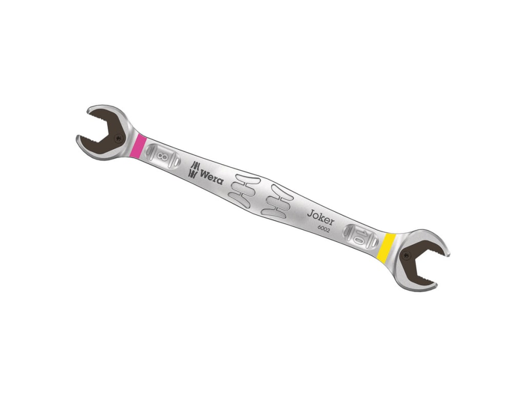 Wera 05020259001 - 6002 Joker Double Open-Ended Wrench, 8 x 10 x 141 mm | TEquipment