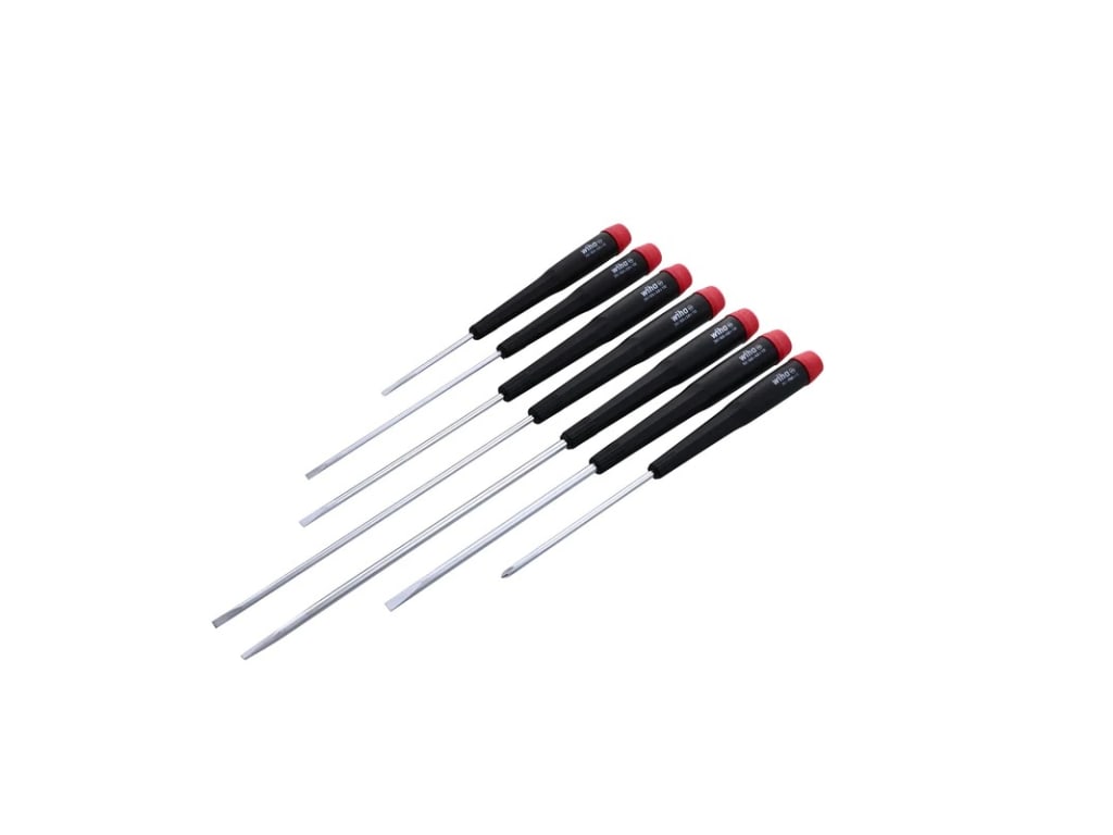 Wiha 26092 - 7 Piece Precision Slotted & Phillips Screwdriver Set ...