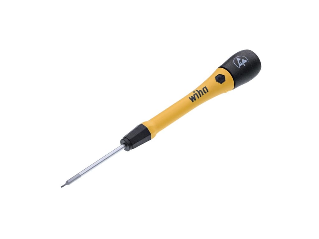 Wiha 27551 - ESD Safe PicoFinish Precision Hex Screwdriver, 0.9mm x ...
