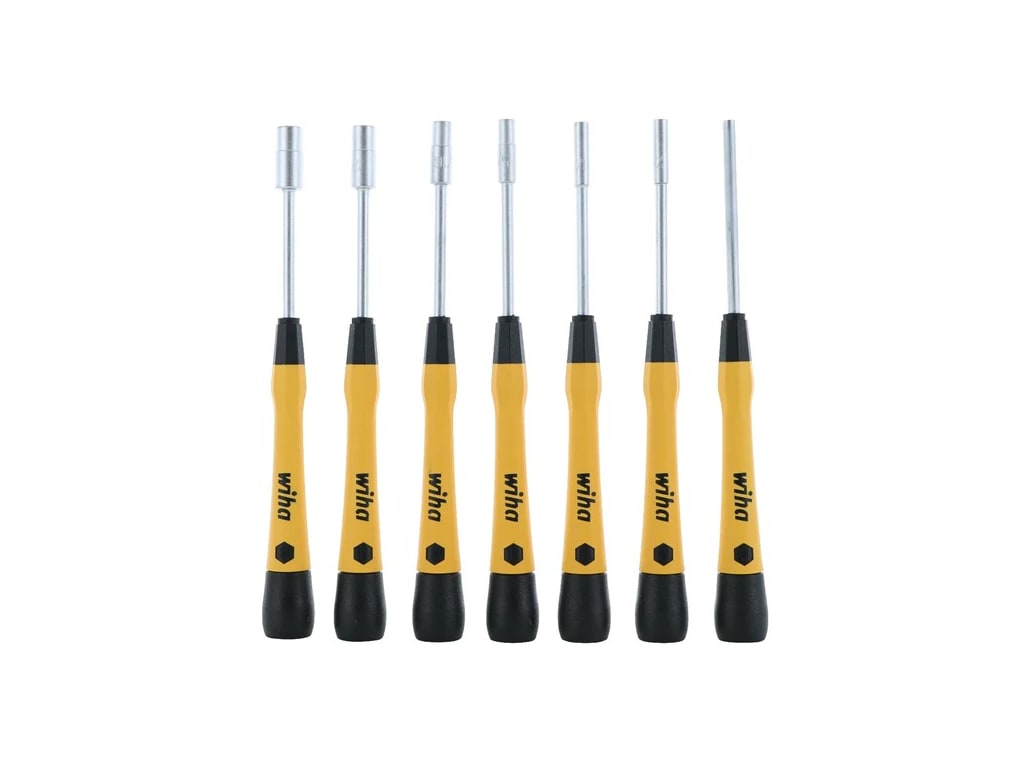 Wiha 27792 - 8-Piece ESD Safe Precision Picofinish Nutdriver Set, Hex ...