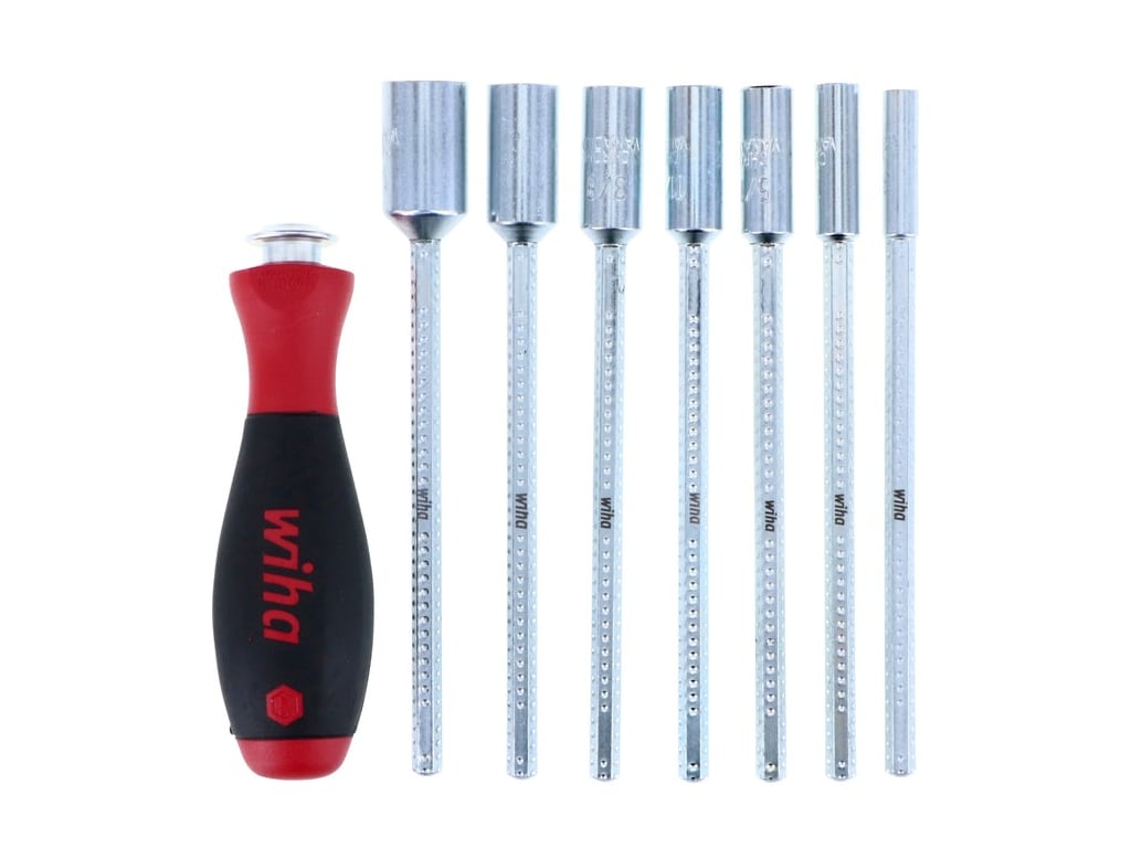 Wiha 28196 - 8 Piece Softfinish Drive-Loc VI Nut Driver Set | TEquipment