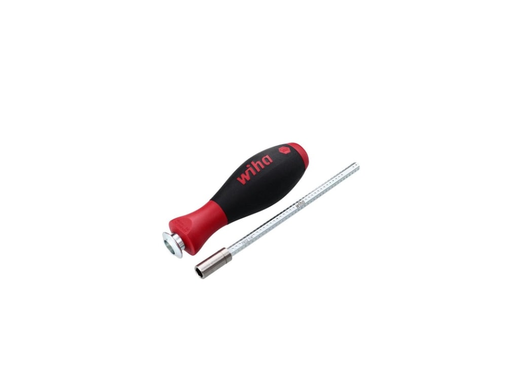 Wiha 28489 - SoftFinish Drive-Loc VI Handle with 1/4" Bit Adapter ...