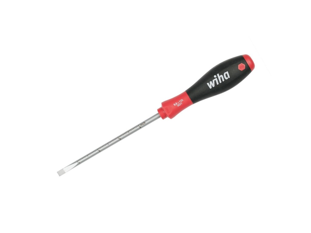 Wiha 30237 - Screwdriver, Slotted, 7/32" x 5", w/Scales, SoftFinish ...