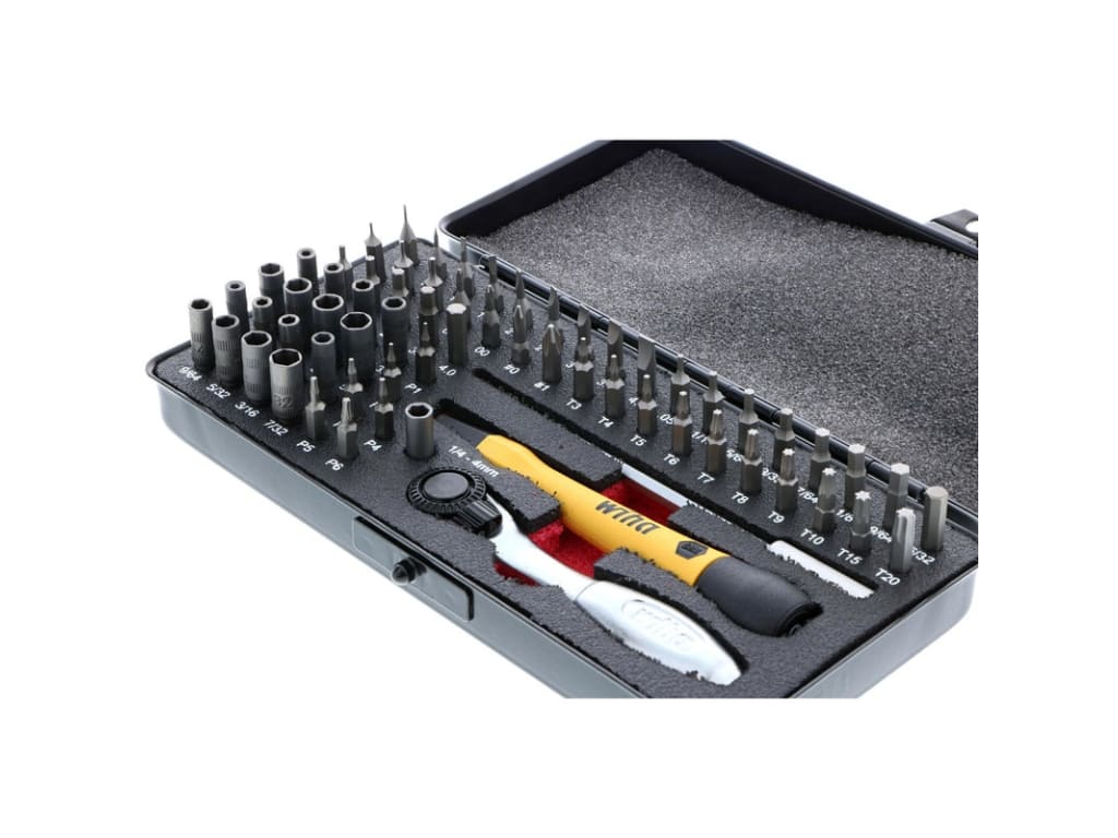 Wiha 75965 - 65 Piece System 4 ESD Safe Master Technician's Ratchet ...