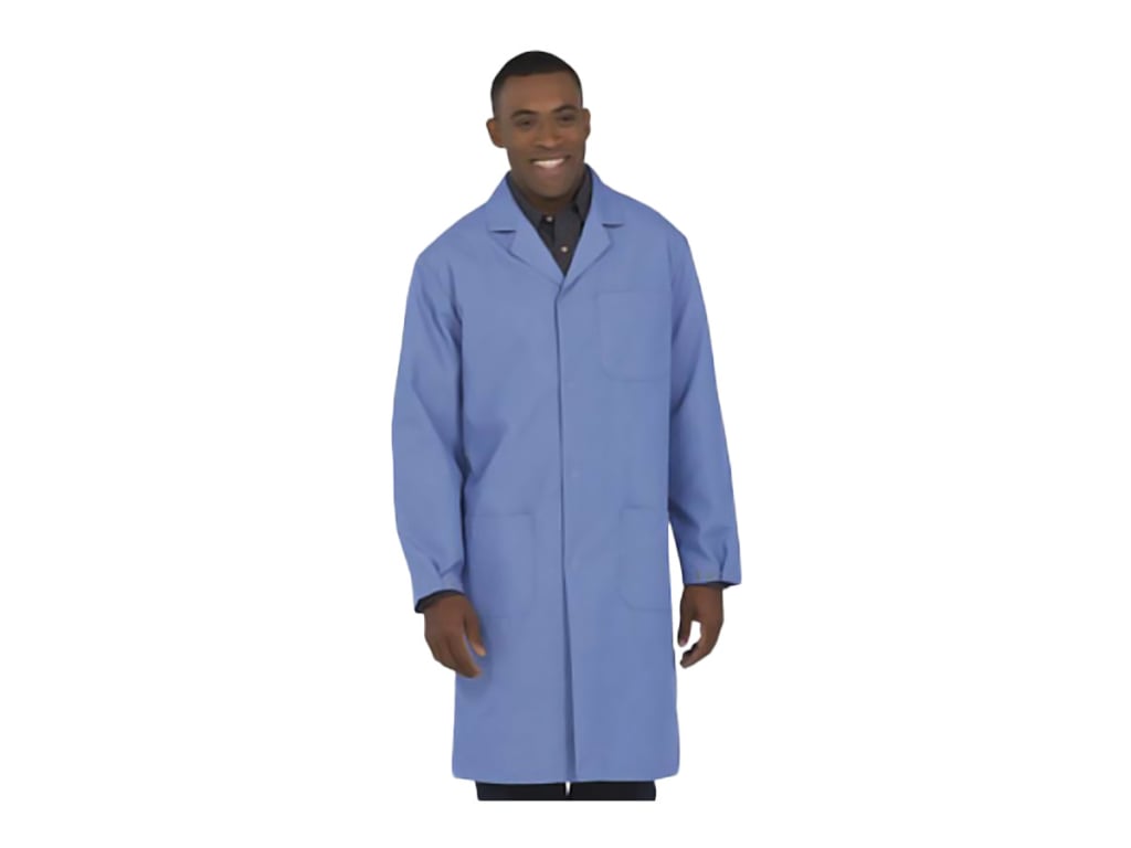 Worklon 473-M - ESD Lab Coat, 41" OAL, Knee Length, Microstat, Unisex ...