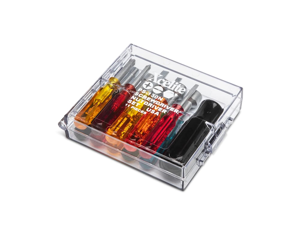 Xcelite PS130 - 11 Piece Convertible Mini Screw- & Nut-driver Set ...