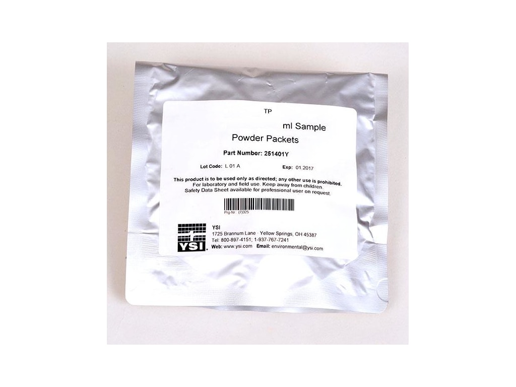 YSI SO4-1 TP Sulfate, Powder Pack Reagent Set, 10 mL, pack of 100 ...
