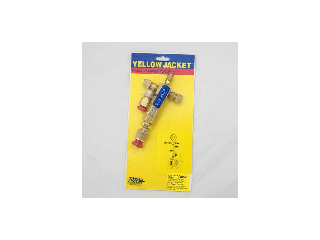 Yellow Jacket 93850 1/2" SuperEvac Evacuation Manifold | TEquipment