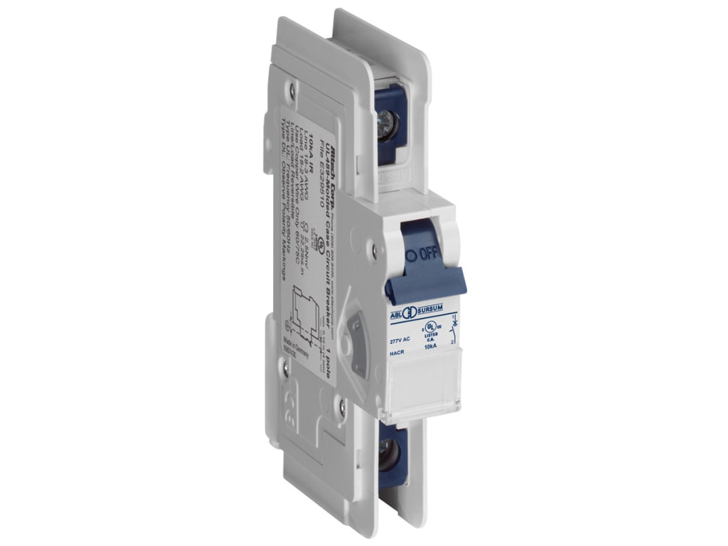 Altech 1C10UL - Circuit Breaker, UL489 C-Trip, 277VAC, 10A, 1Pole, Mini ...