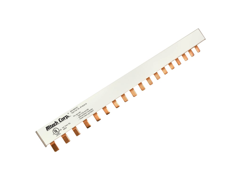 Altech 3P18U3/12 - Busbar, 18mm2/80A, 12 Lugs, 3 Phase Series | TEquipment