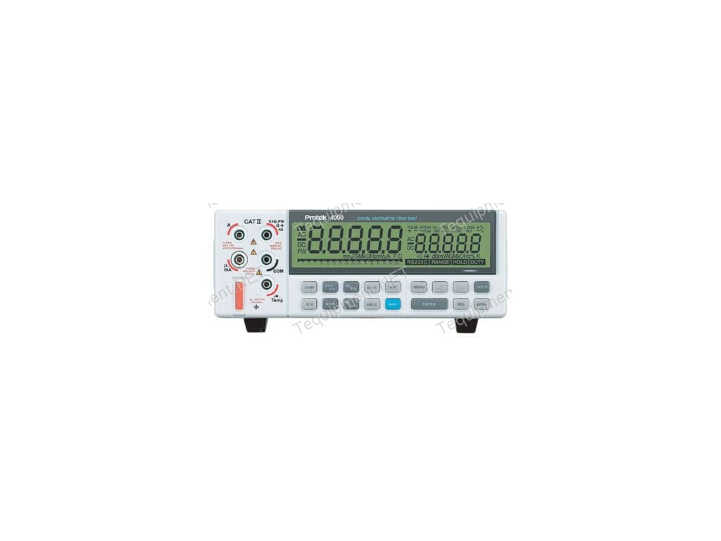 Protek B4000 Bench Top 50,000 Count Digital Multimeter with RS-232 ...