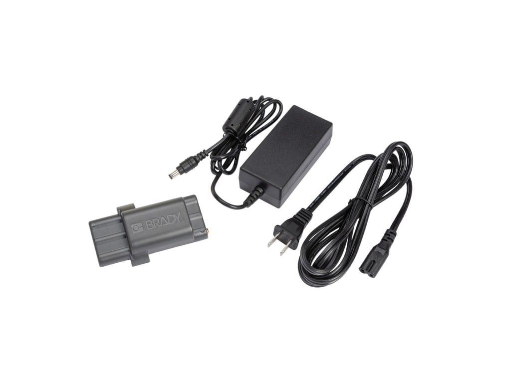 Brady M210-PWR-KIT - Li-Ion Battery Pack & AC Adapter Power Kit for ...