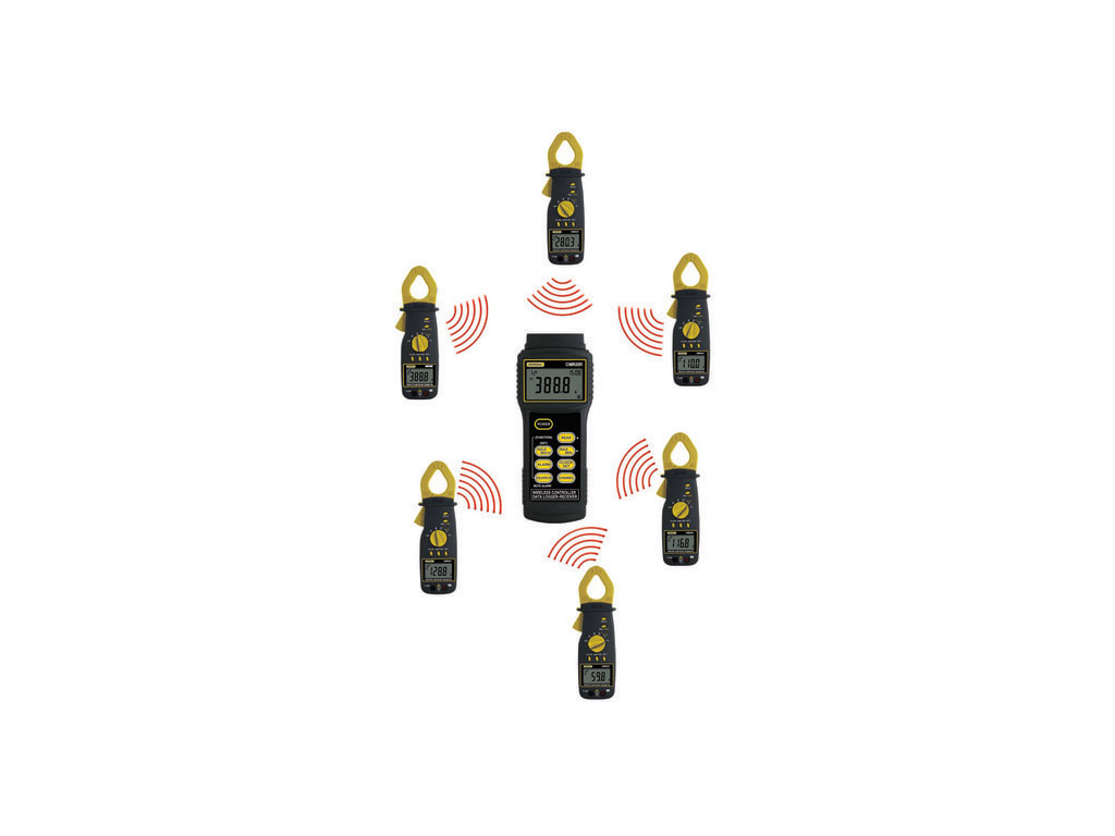 General Tools CMR35 Wireless Clamp Meter Transmitter & Receiver Set ...