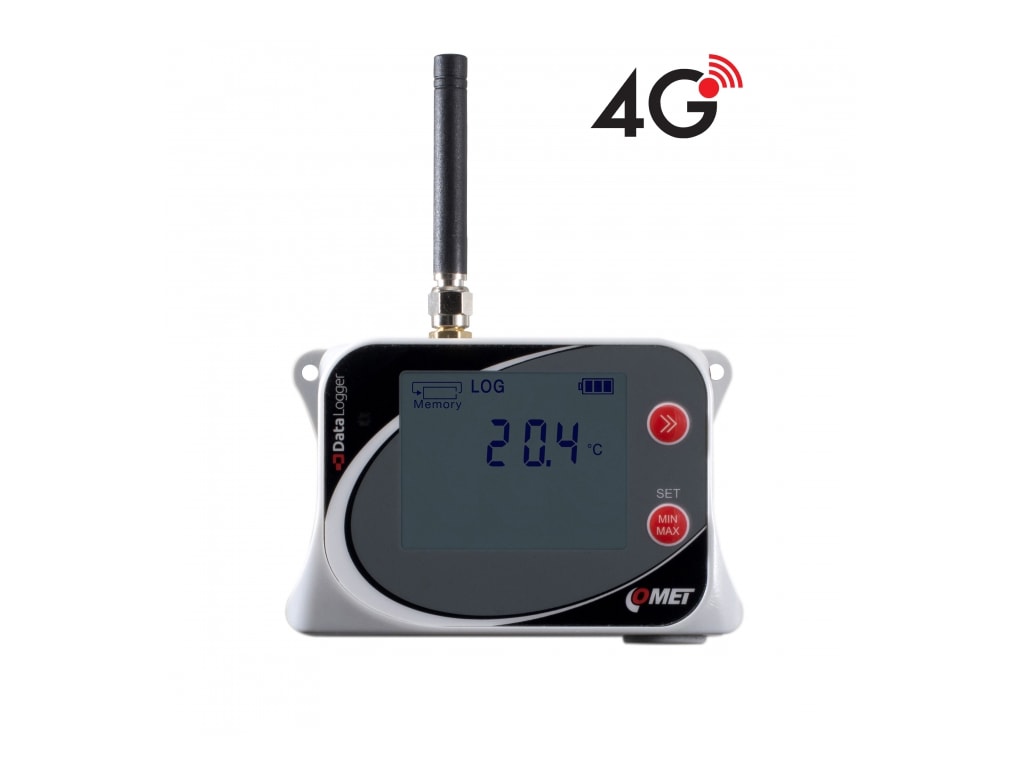 Comet U0110G - IoT Wireless Temperature Datalogger with Built-in Sensor and 4G Modem | TEquipment