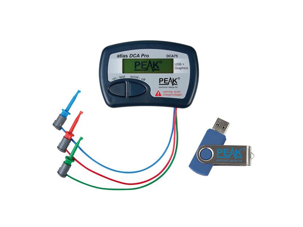 Velleman DCA75 - Advanced Semiconductor Analyzer with Curve Tracing ...