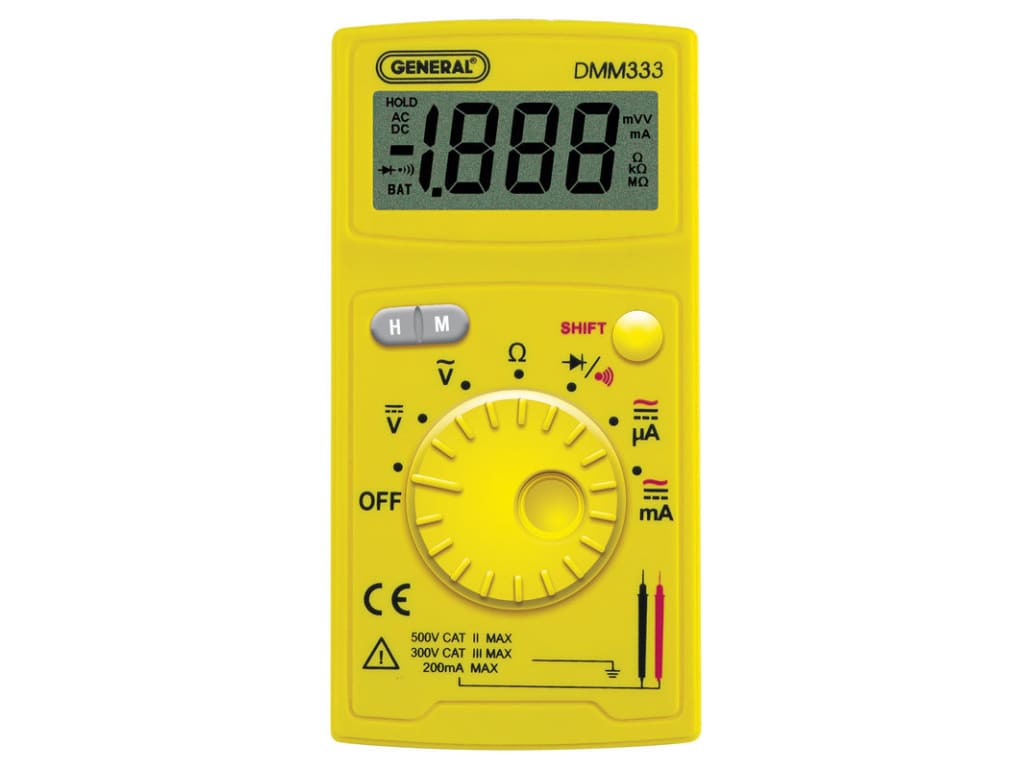General DMM333 Pocket-Sized Digital Multimeter | TEquipment