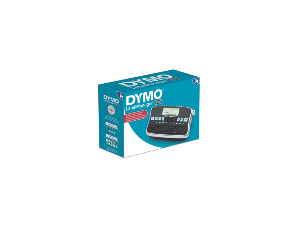 Dymo 1754488 - LabelManager 360D Rechargeable Hand-Held Label Maker ...