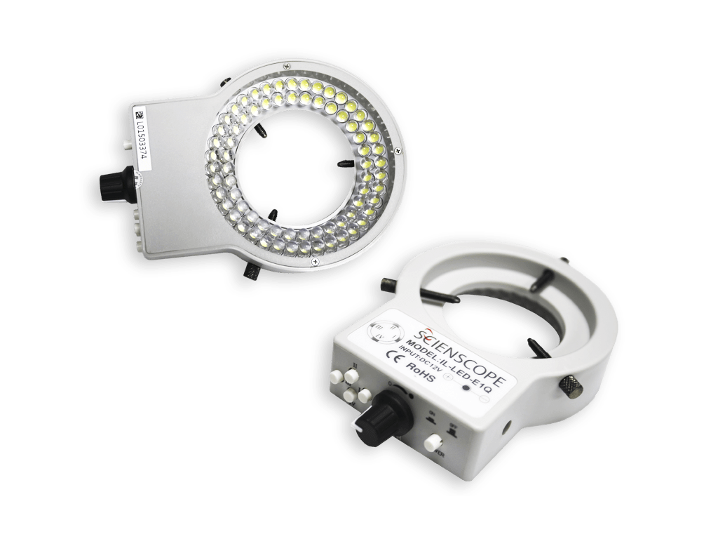 Scienscope IL-LED-E1Q - Quadrant Controlled Led Ring Light And Internal ...