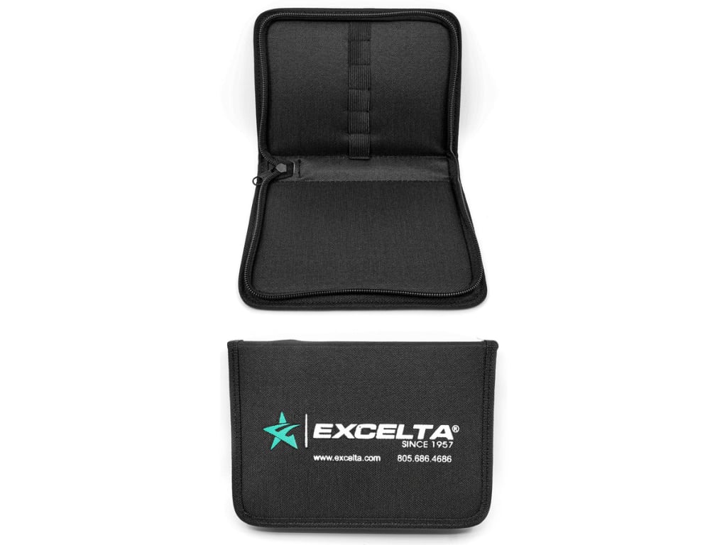 Excelta BLP-6TW - 6 Slots Tweezer Pouch, 7.25" x 5.25", Fabric | TEquipment