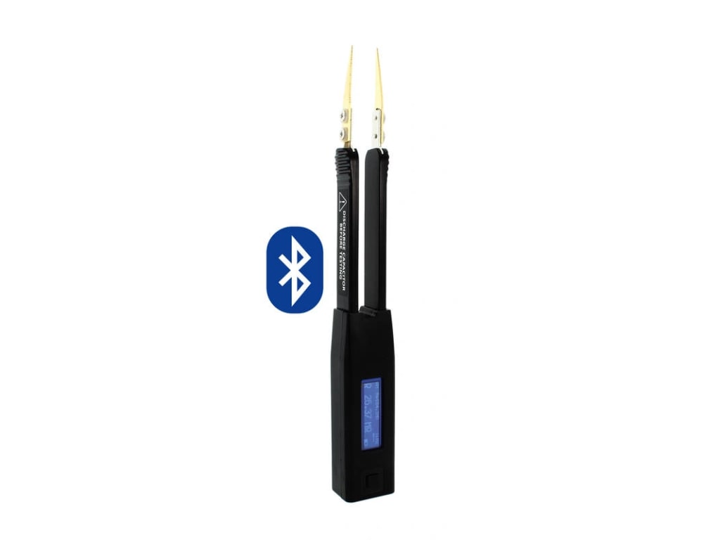 Excelta TM-500-BTW - IntelliTweeze RCL Meter, 0.010" x 0.02" Tip, LED ...