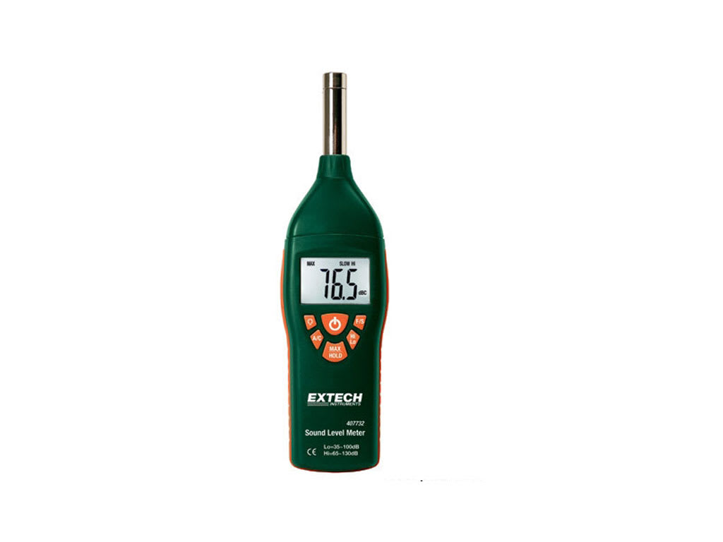 Extech 407732-NIST Sound Level Meters - Minimum Sound Level: 35 dB ...