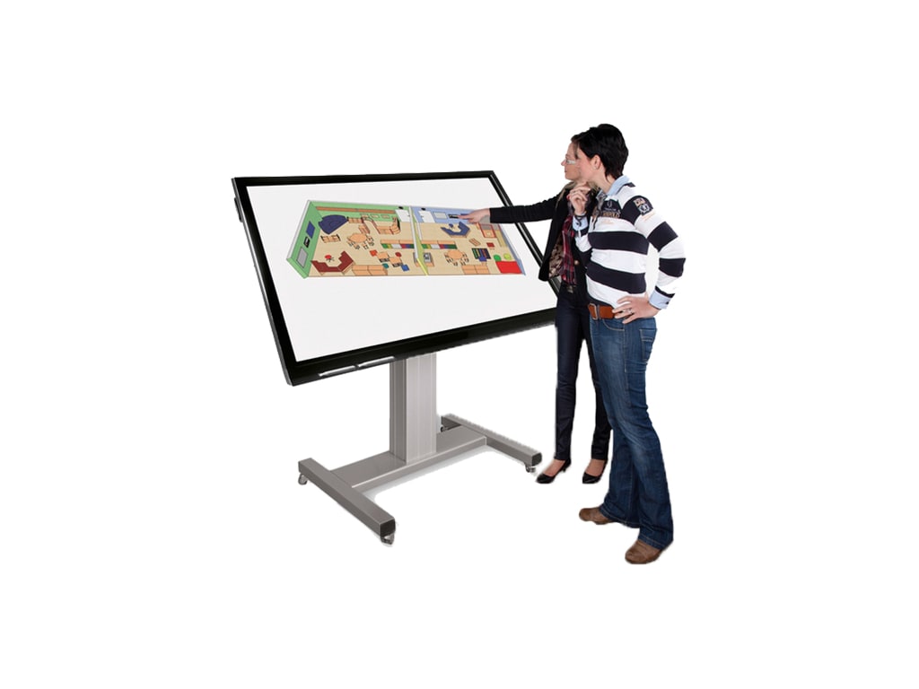 iBoard IBTMHKTS-4384 Motorized Tilt and Lift Floor Stand | Touchboards