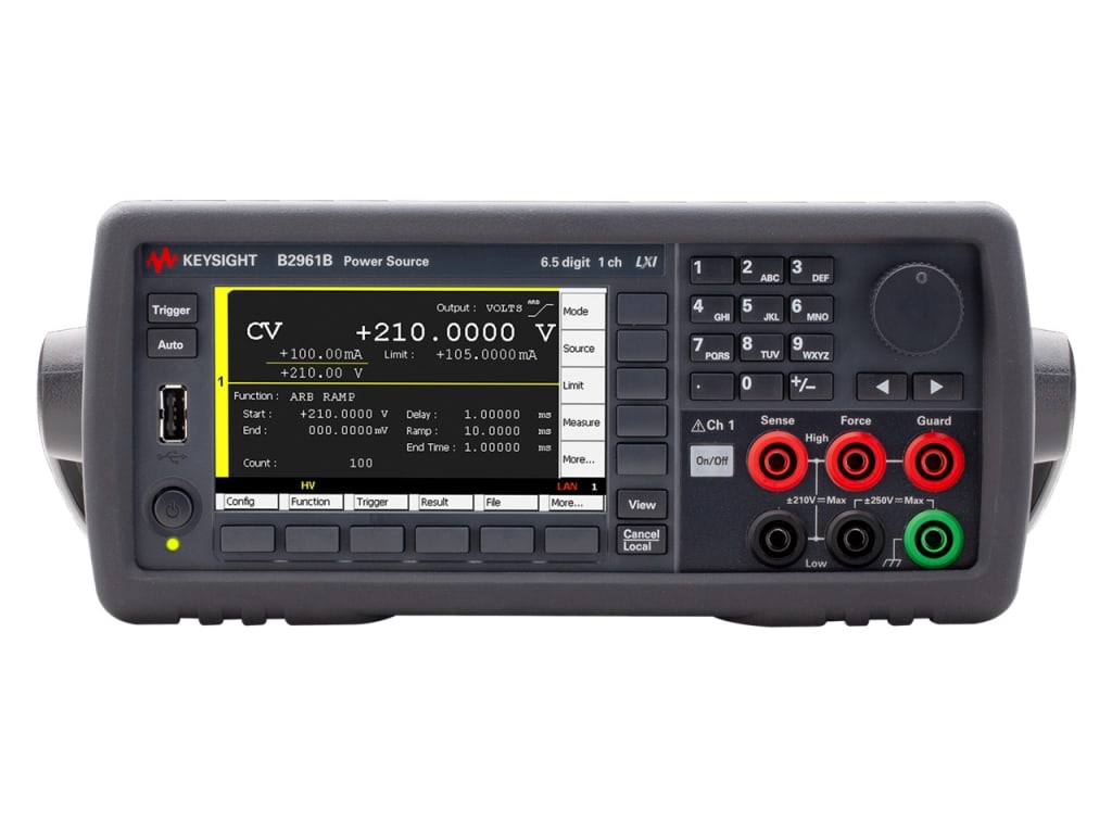 Keysight B2961B - 6.5 Digit Low Noise Power Source, 1 Channel (32W/210V ...