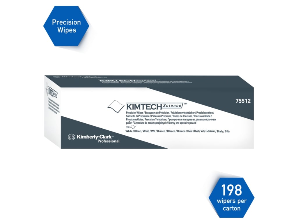 Kimberly-Clark KCC 75512 - Kimtech Science Precision Wipes (15 Boxes of ...