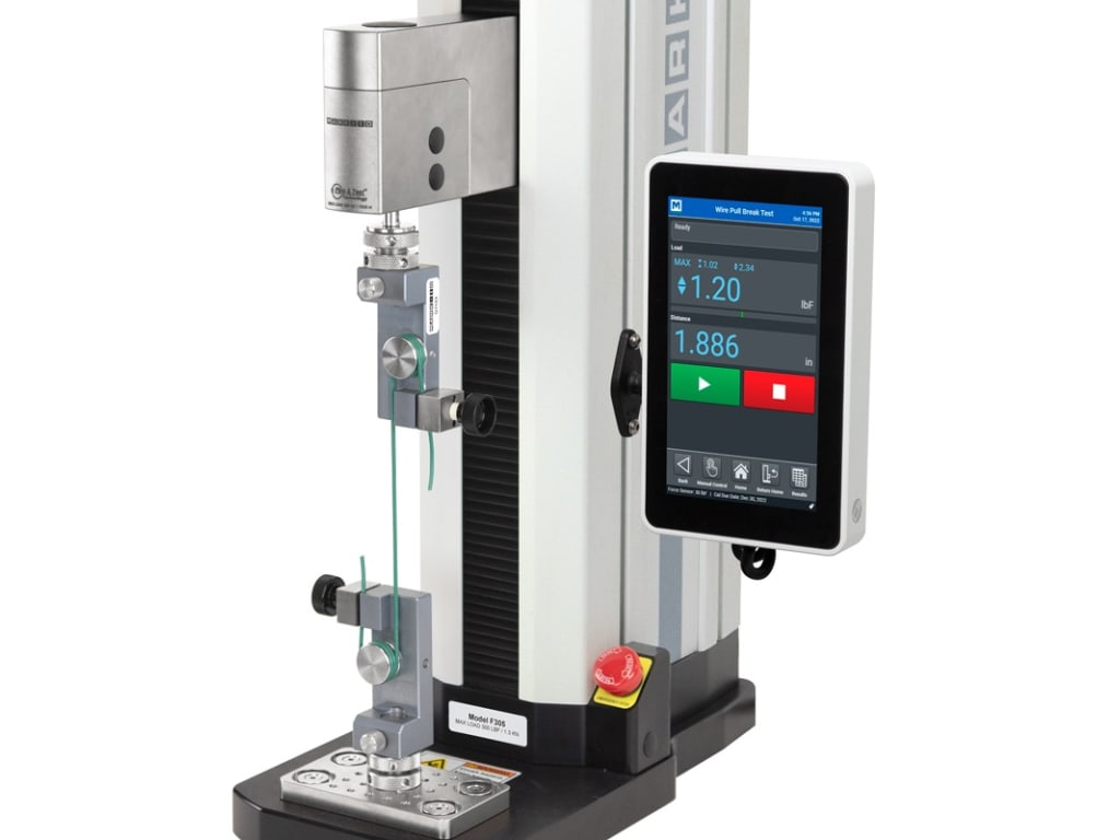 Mark-10 F505-EM - Test frame with EasyMESUR Control Panel, Vertical ...