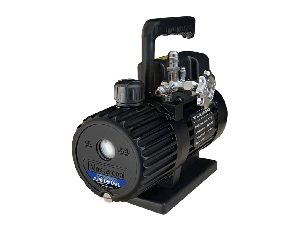 Mastercool 90063-2V-110-BL - Black Series Dual Stage Vacuum Pump (3 CFM ...