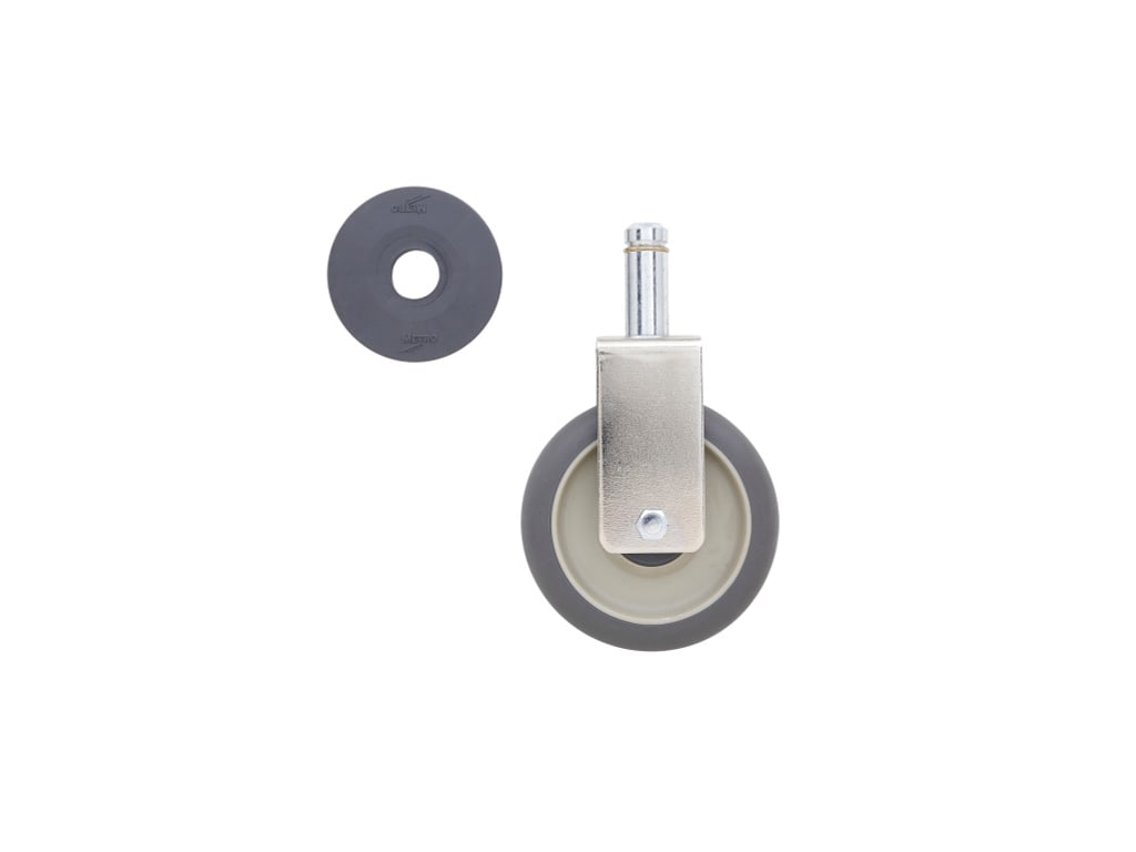 Metro 5MDRA - Plated Stem Caster w/Bumper, 5″ Stem/Rigid, High Modulus ...