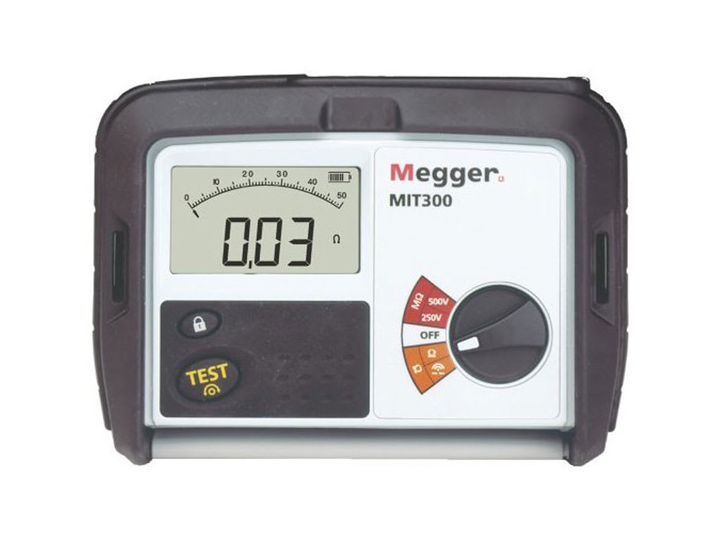 Megger MIT300-EN - Analog/Digital Megger Insulation Tester 250V and ...
