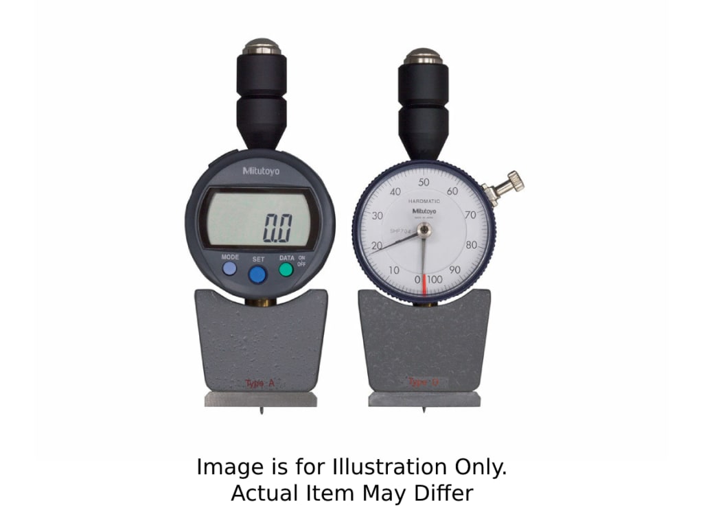 Mitutoyo HH-331 - Dial Hardmatic Durometer - Long Type, Shore A ...