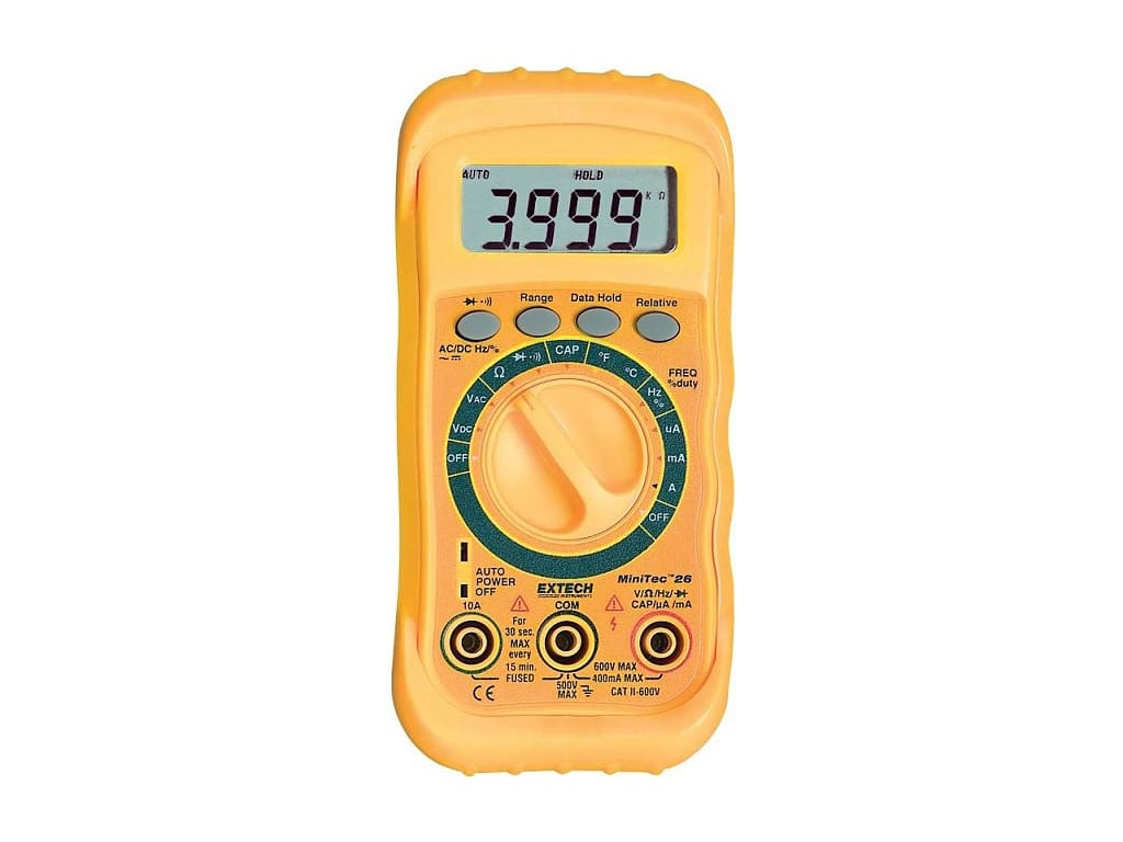 Extech MN26T-NIST Multimeter MiniTec Autoranging Digital | TEquipment