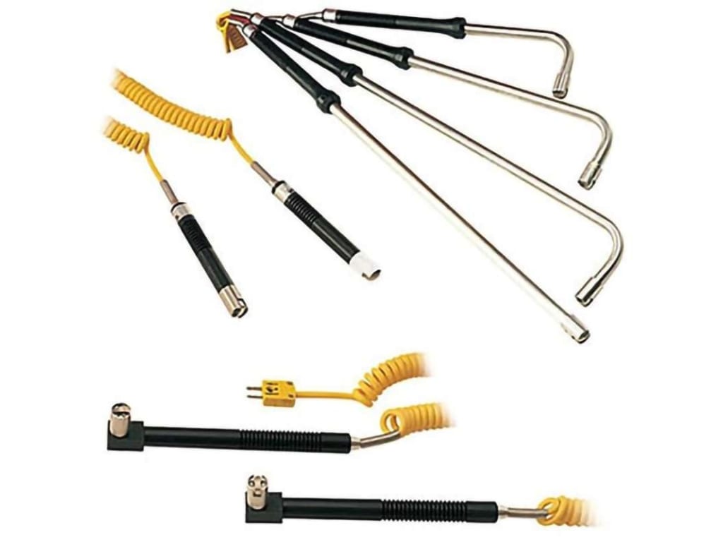Omega 88007K - Thermocouple Handle Probe, Unique Round Face Surface, K ...