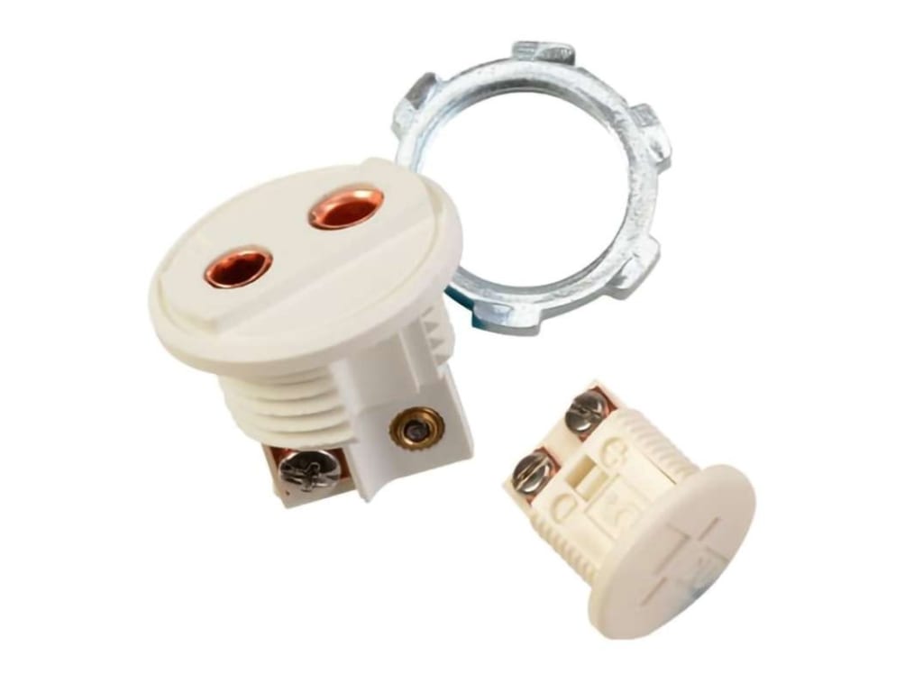 Omega RSJ-J-R - Standard Panel Jacks, J Type, Round Face, 1 Row, 6 Box ...