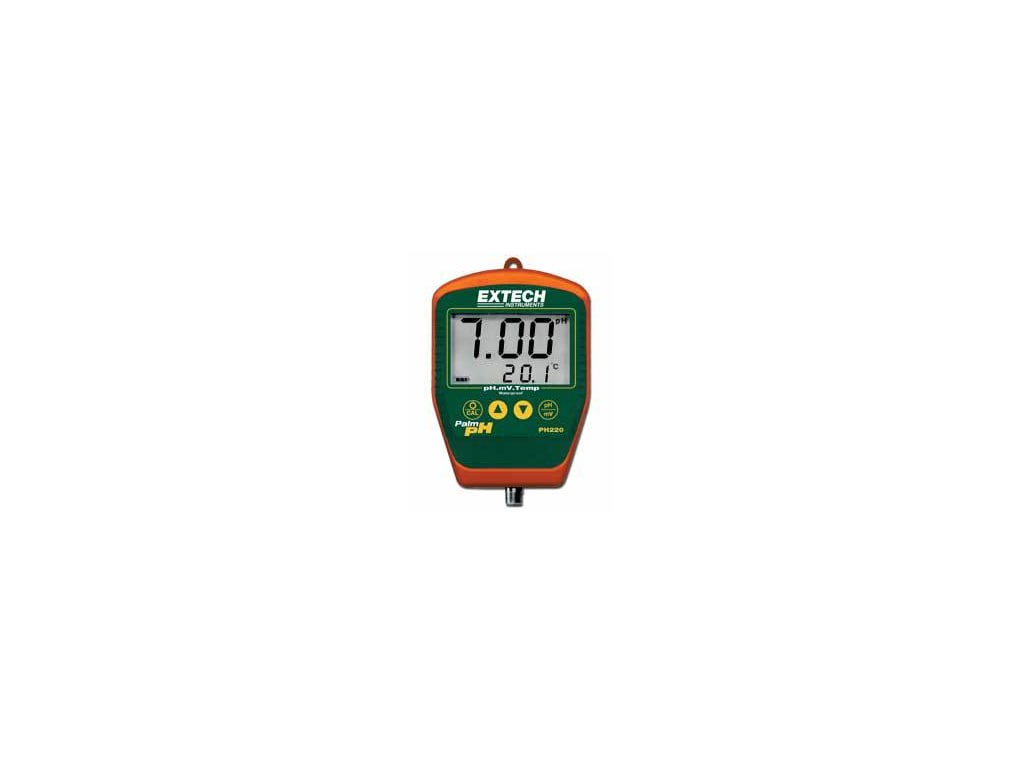 Extech PH220 pH Meter Waterproof Palm with Temperature | TEquipment