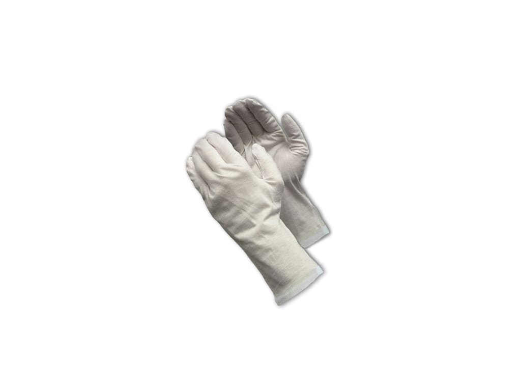 PIP 97-520/12R - Medium Weight Cotton Lisle Inspection Glove w/Rolled ...