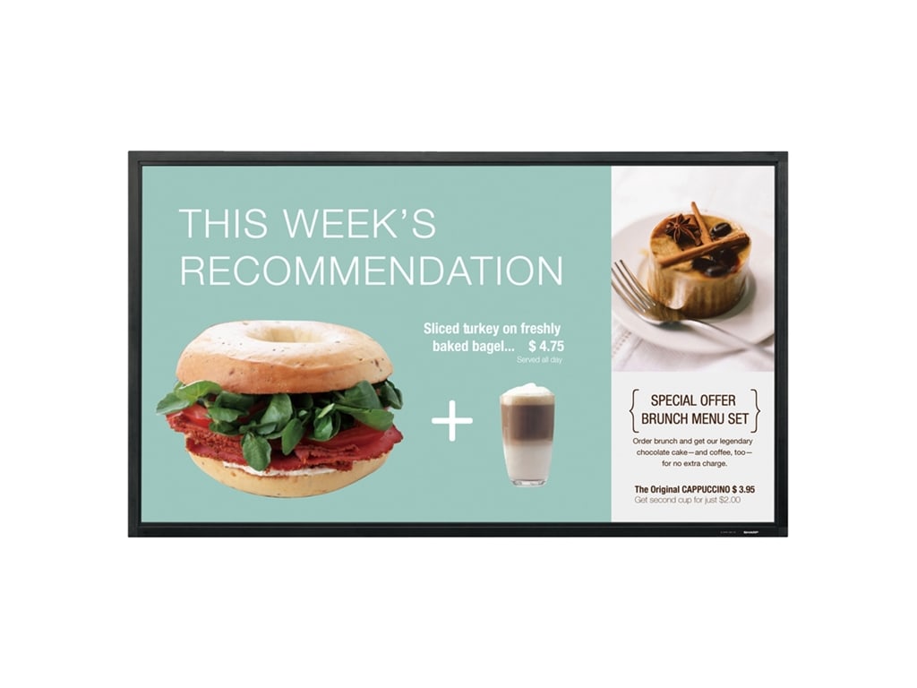 Sharp PN-E602 60" Class High Definition LED Display | Touchboards