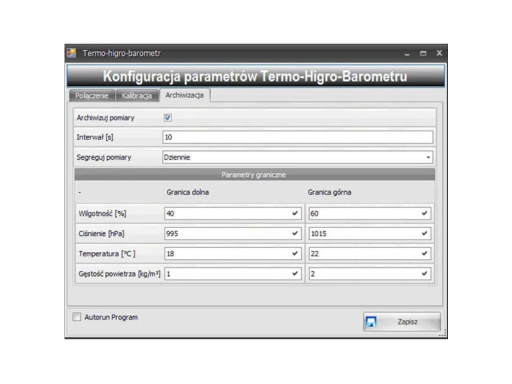 Radwag THB-R-Multi PC Software - Monitoring Software for THB-R Ambient ...