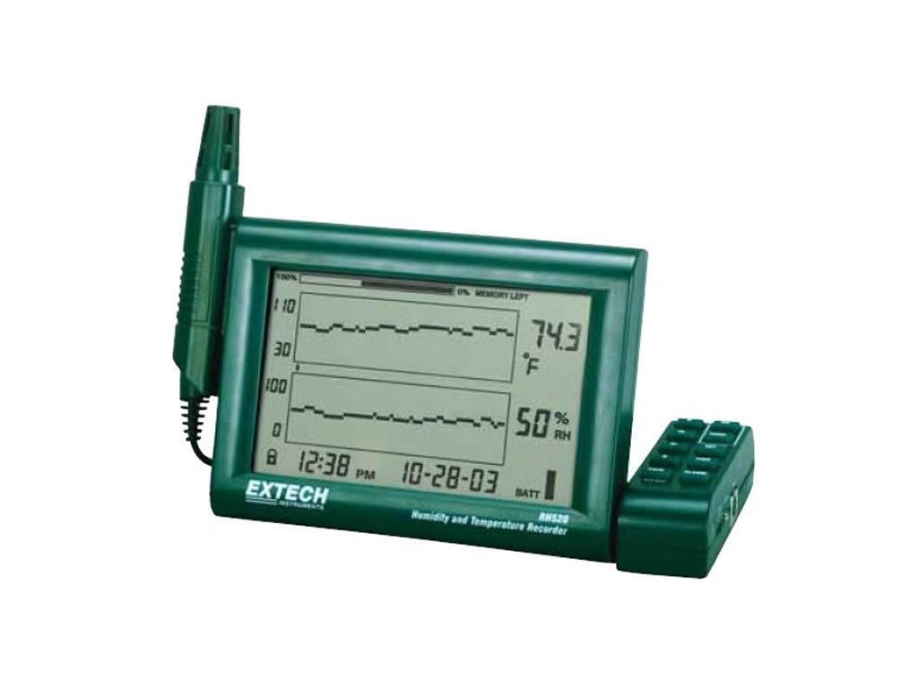 Extech RH520A-240 Humidity Dataloggers - Max Temperature: 140 F, Min ...